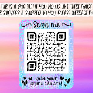 PNG Sticker Download - QR Code Sticker - Small Business Supplies ...