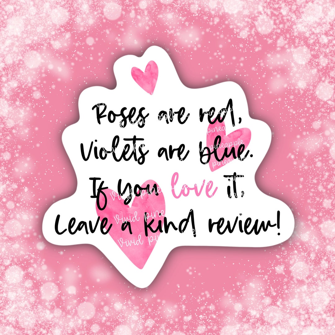 Automatic Download Valentines Day Review Sticker Leave a Review Sticker ...