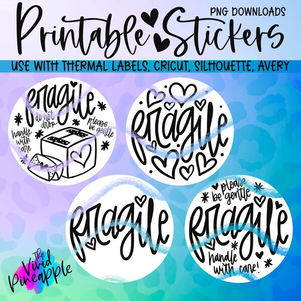 Fragile Stickers - Etsy