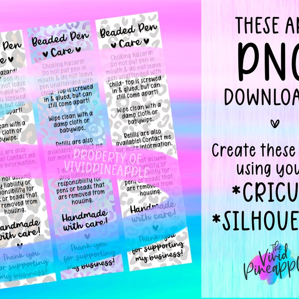 Beaded Pen Care Cards - Etsy