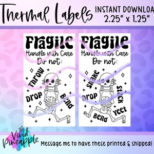 PNG Sticker Download - Fragile Handle With Care - Groovy Fragile ...