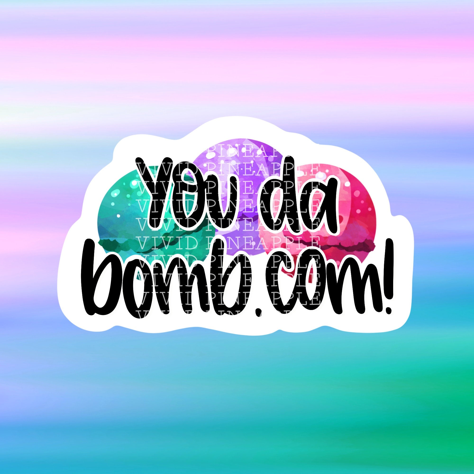 PNG Sticker Descargar You Da Bomb.com Bathbomb Shower | Etsy España