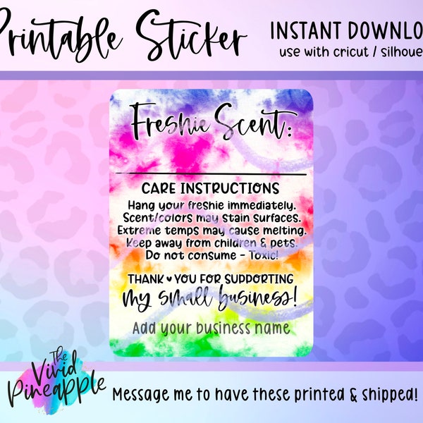 Freshie Mail Sticker - Etsy