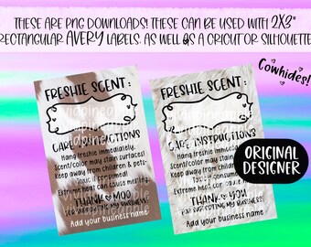 Freshie Scent Labels Png - Etsy