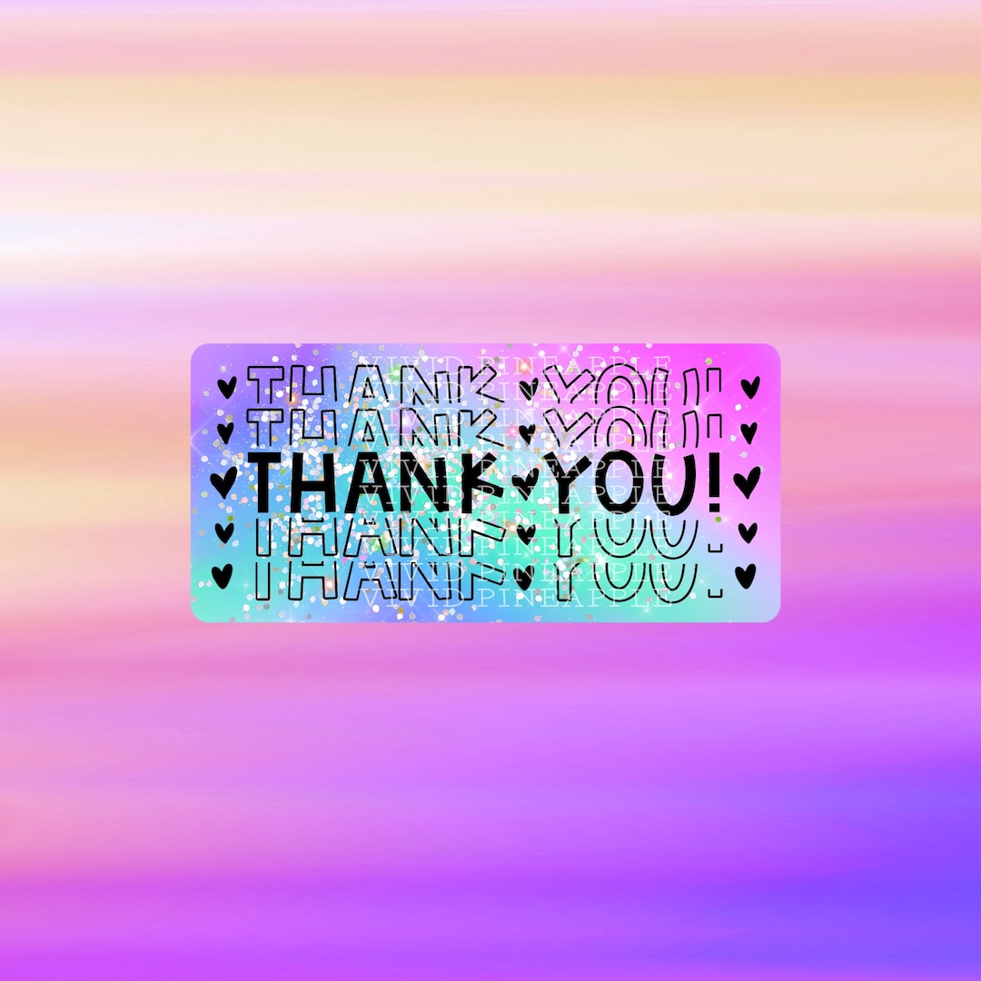 PNG Sticker Download - Thank You! - Small Business Sticker - Small Shop ...