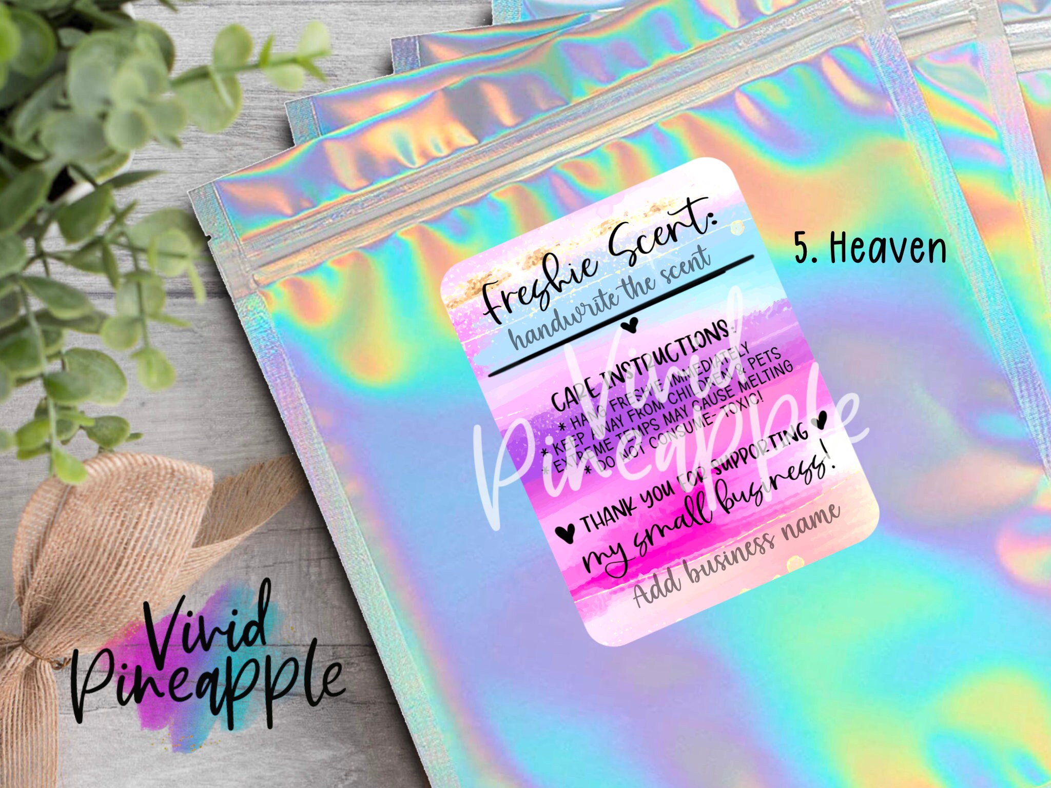 Freshie Care Stickers Small Business Stickers Freshie Shop - Etsy