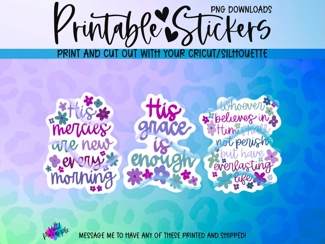PNG Sticker Downloads - Jesus Stickers - Bible Stickers - Christian ...