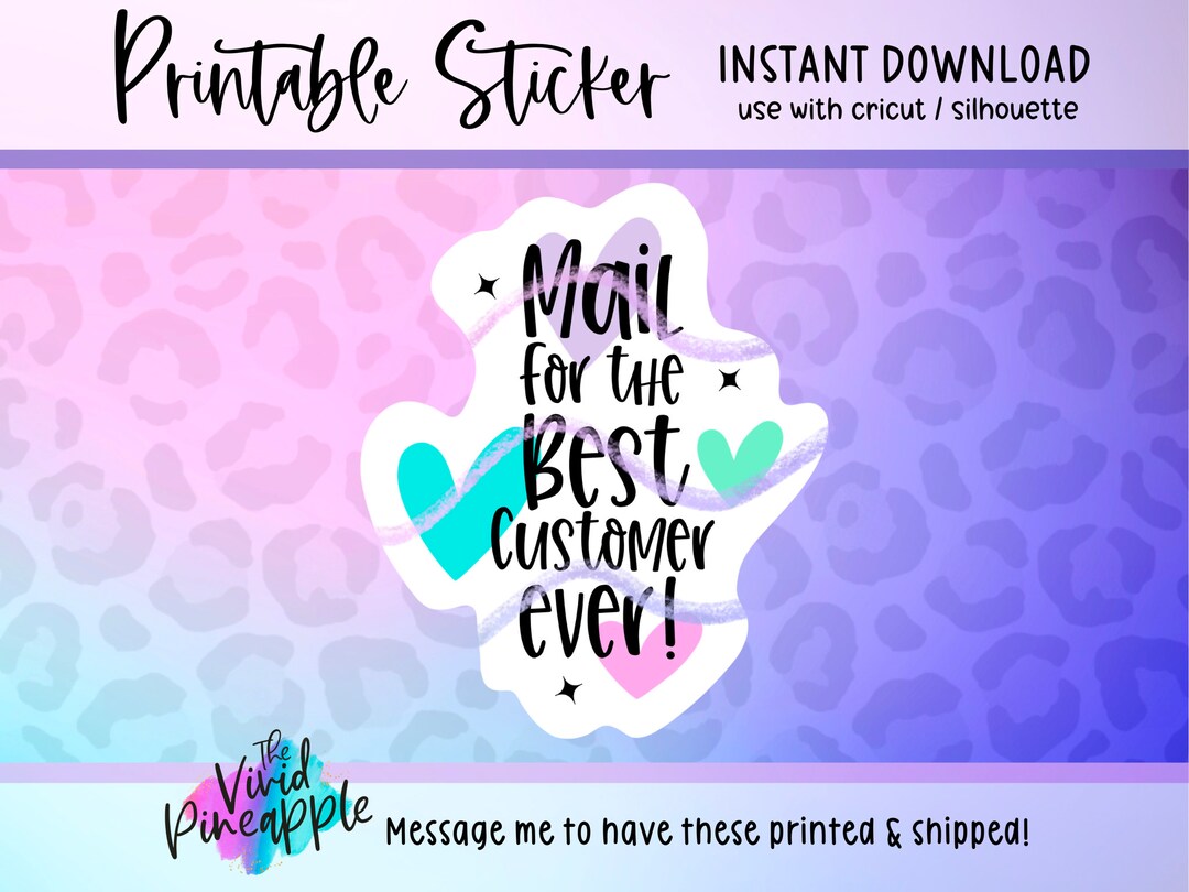 PNG Sticker Download - Mail for the Best Customer Ever - Small Business ...