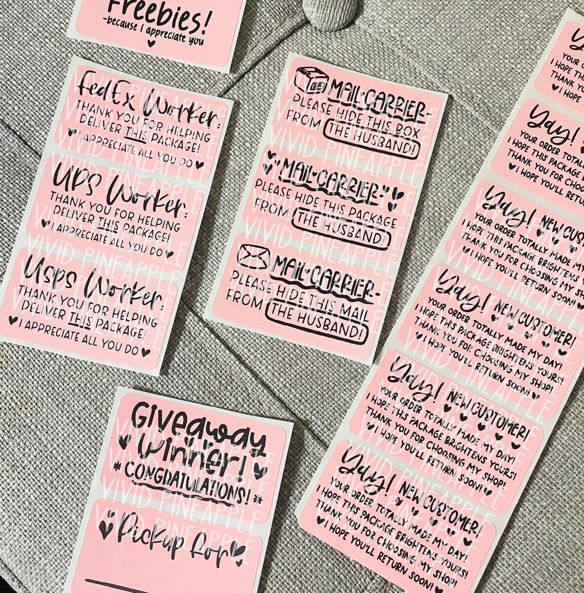 PNG Sticker Download USPS Thank You thermal Printer Label - Etsy