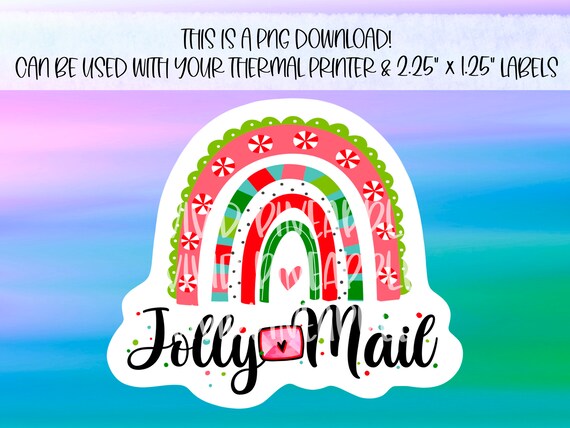 PNG Sticker Download Jolly Mail Sticker Happy Mail Sticker | Etsy