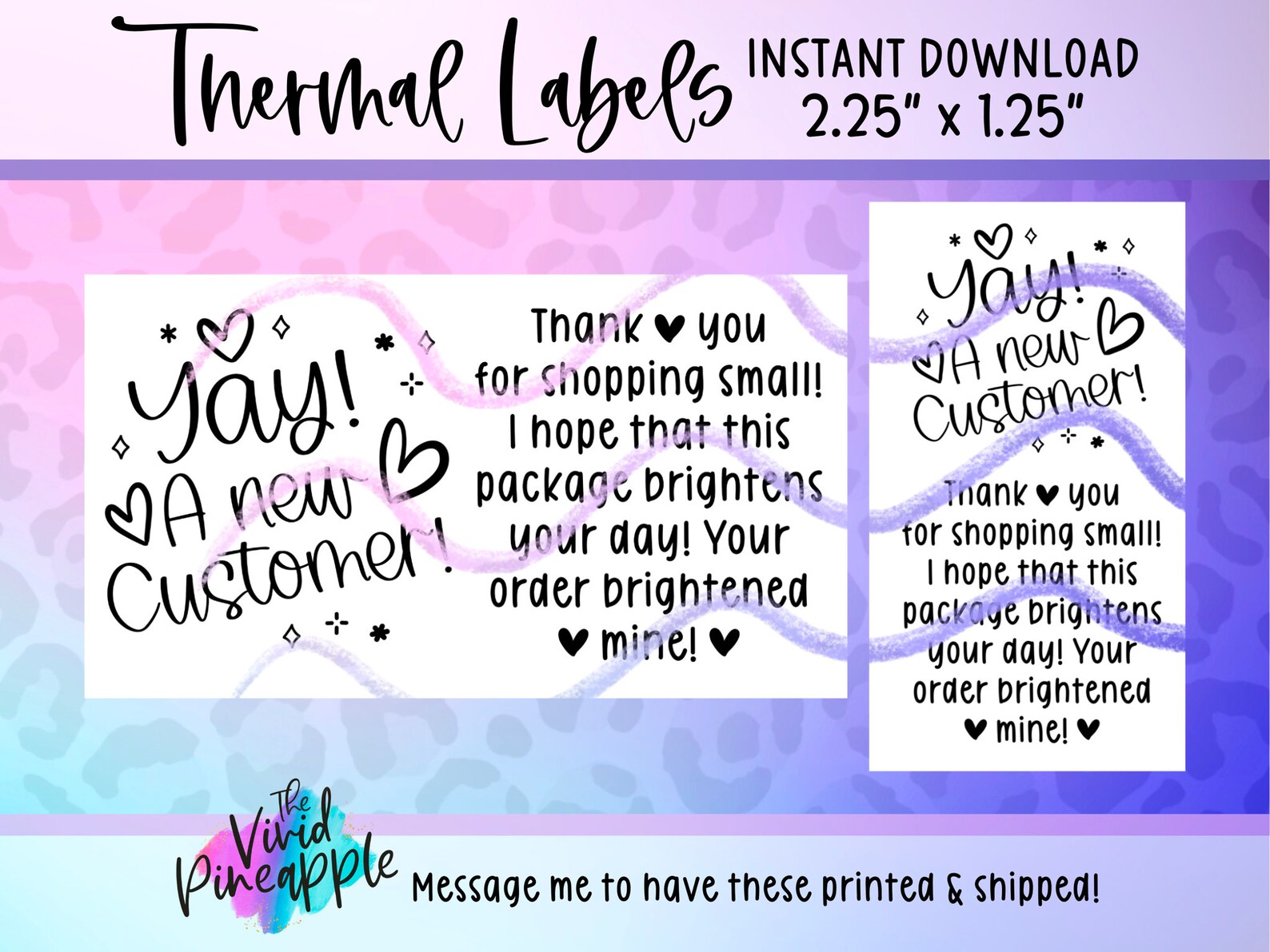 PNG Sticker Download Yay A New Customer Made My Day Thermal Printer ...