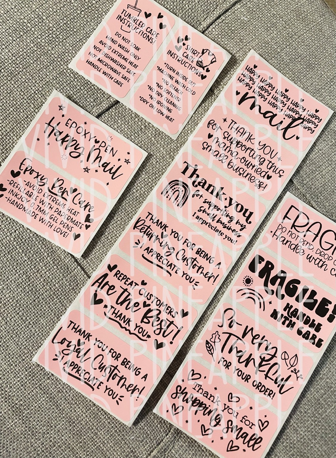 Paper Stickers, Labels & Tags Handmade By Elves Christmas Sticker PNG ...