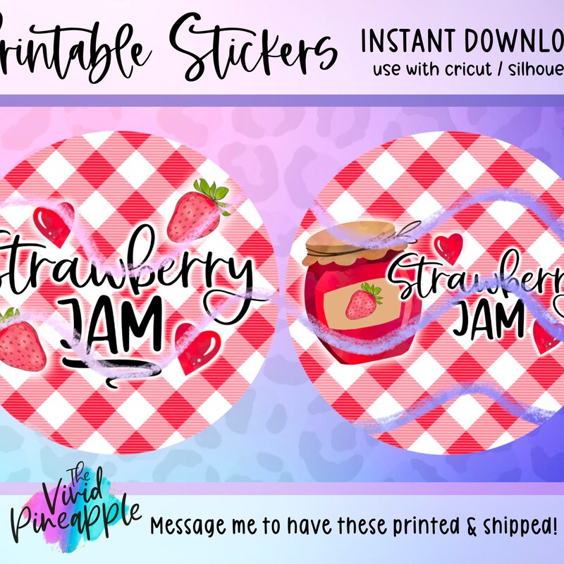 Fruit Jam Stickers - Etsy