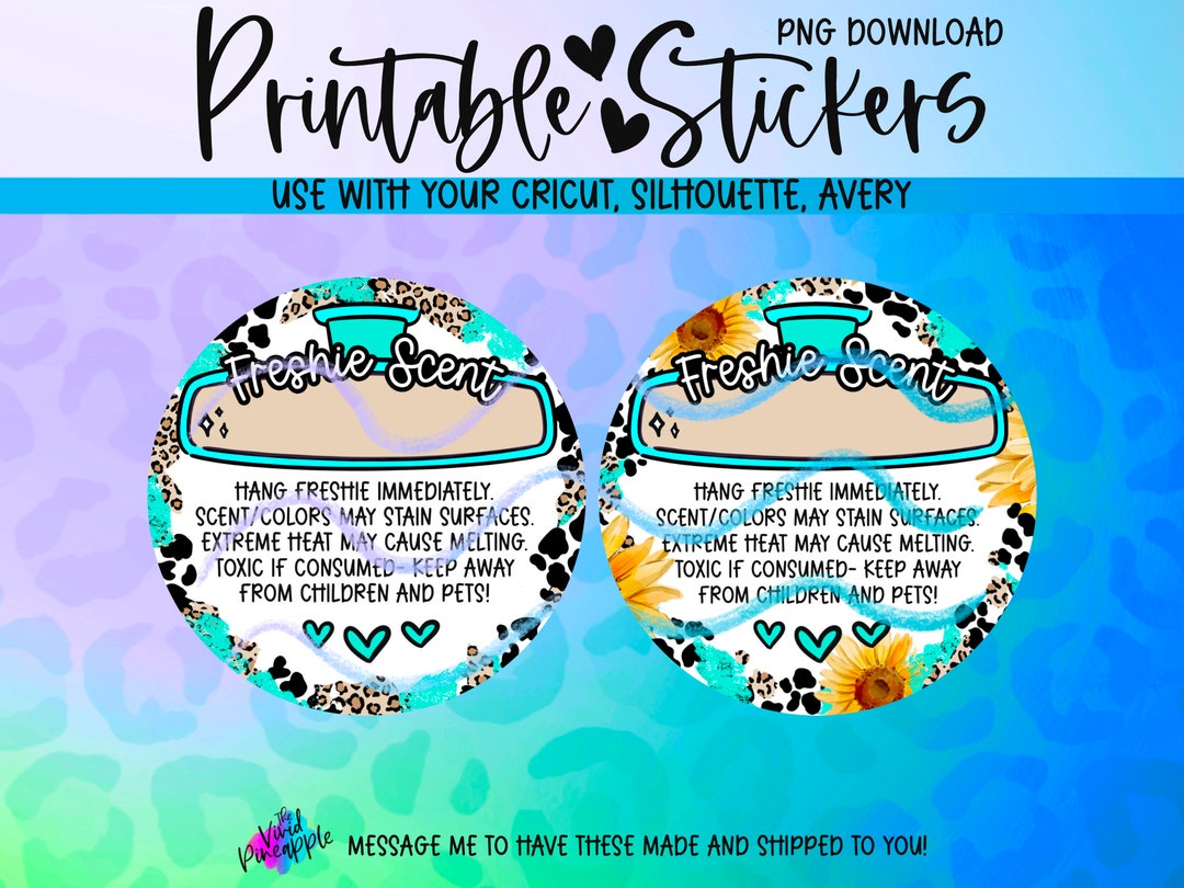 PNG Sticker Downloads - Car Diffuser Care Instructions - Small Business ...