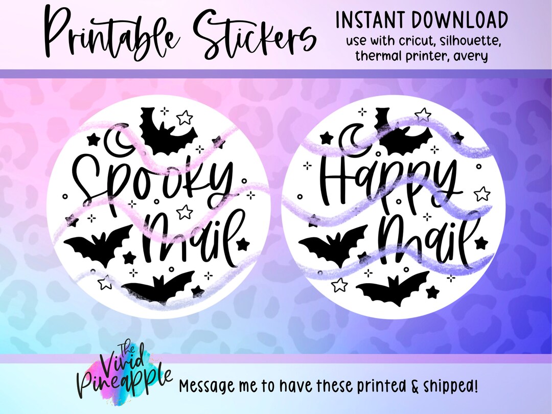 PNG Sticker Download - Spooky Mail - Happy Mail - Halloween Small ...