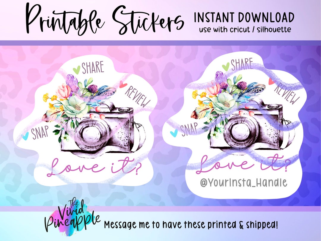 PNG Download Printable Stickers Love It Stickers Snap Share Review ...