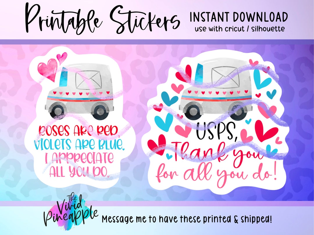 PNG Sticker Downloads - USPS - Thank You for All You Do - Valentines ...