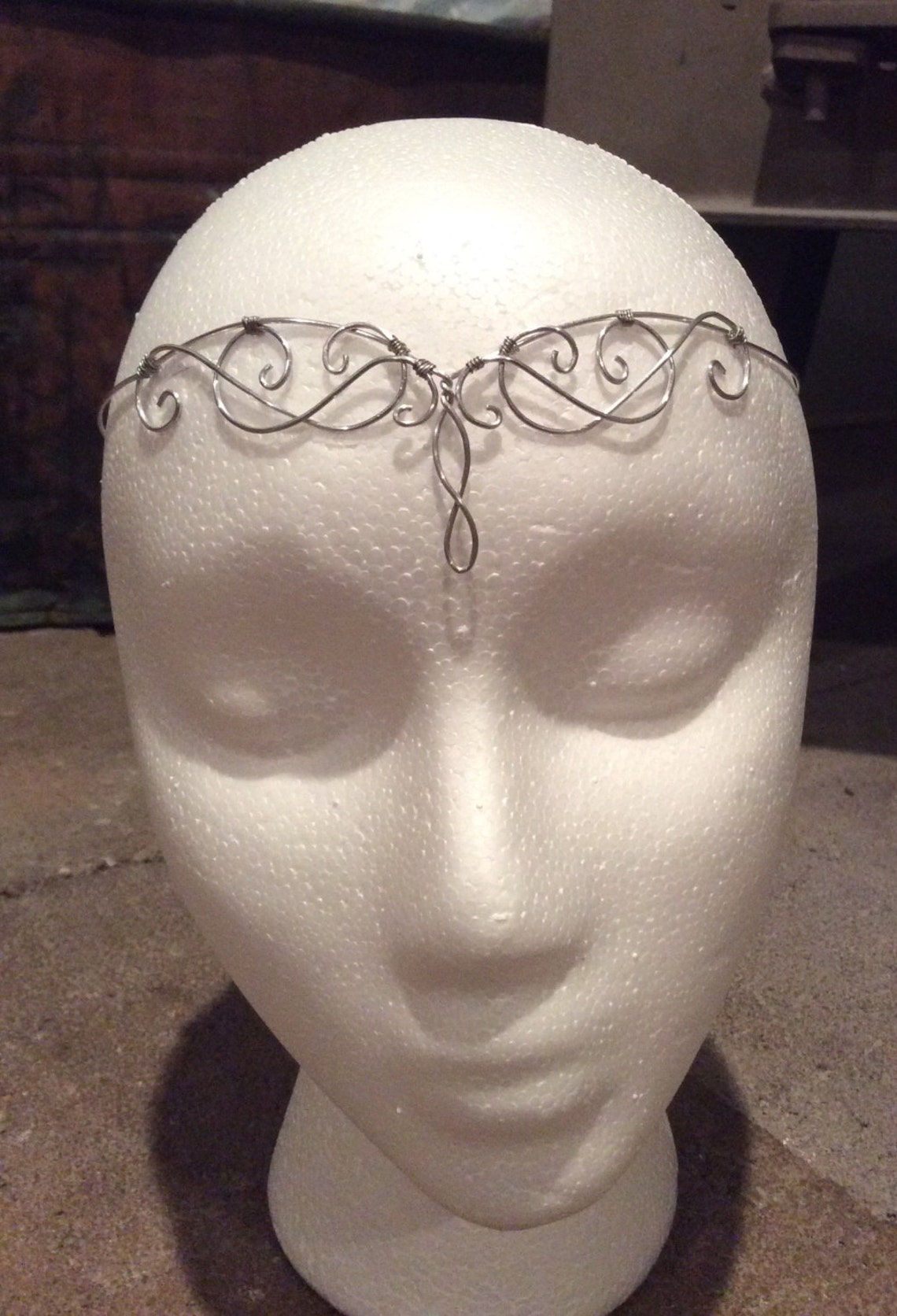 Silver Elven Circlet Renaissance Circlet Costume Accessory - Etsy