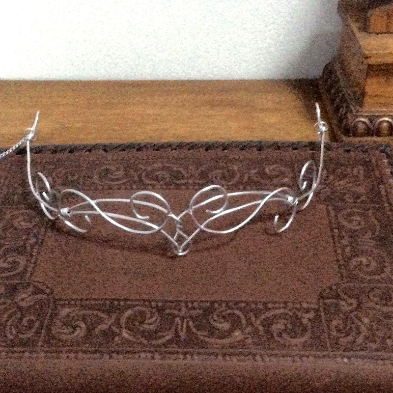 Fairy Elf Crown Silver - Etsy