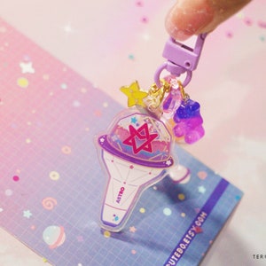ASTRO Kpop Keychain / Astro Keychain Lightstick Acrylic Group for Phone ...