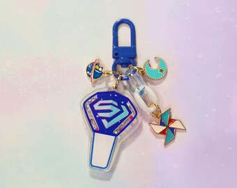 Super Junior Keychains Lightstick / Suju / Sj / Keychain Charm blue ...