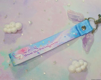 LE SSERAFIM antifragile Inspired Embroidered Keychain Wristlet K-POP ...