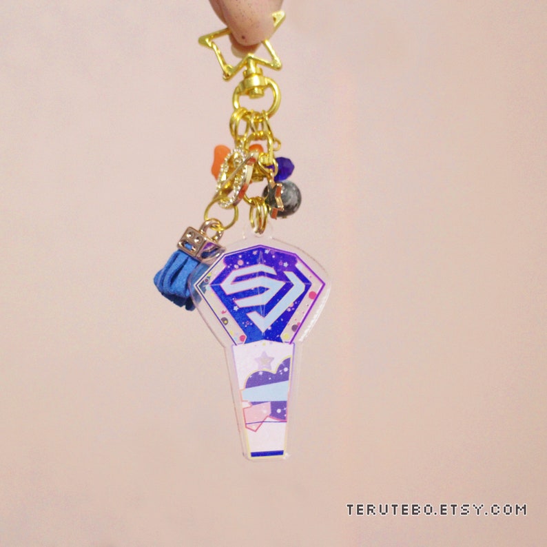 Super Junior Keychains Lightstick / Suju / Sj / Keychain Charm - Etsy
