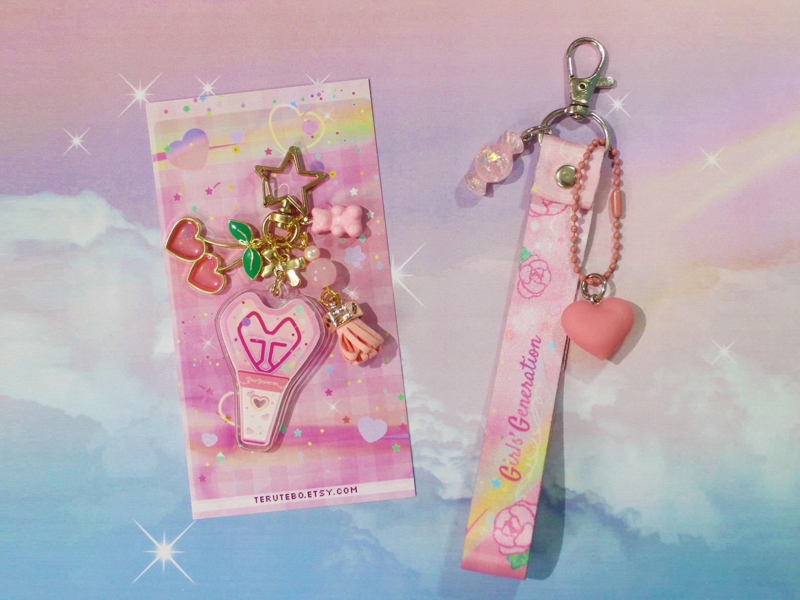 SNSD Keychain / Girls Generation Light Stick / Snsd Lanyard / - Etsy
