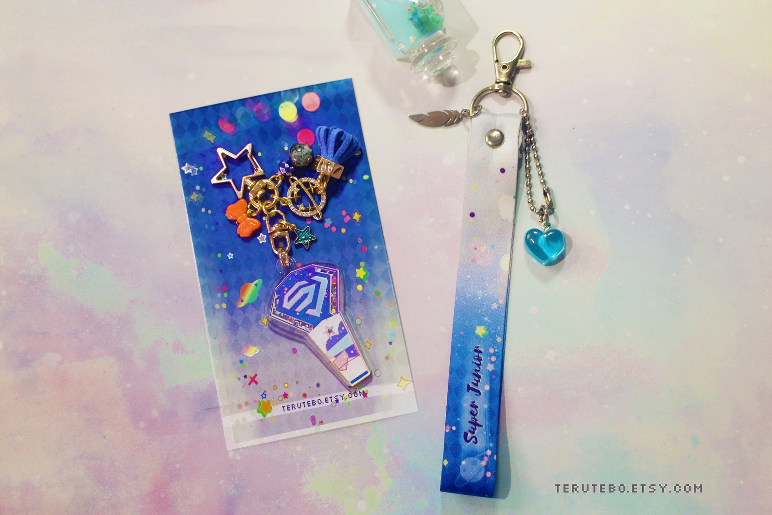 Super Junior Keychains Lightstick / Suju / Sj / Keychain Charm - Etsy