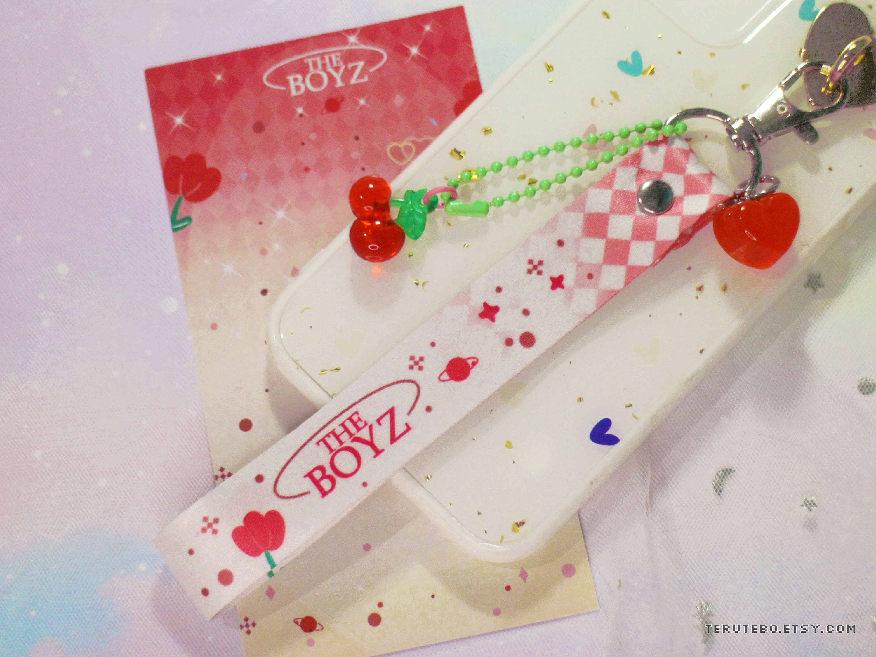 THE BOYZ Lanyard / Tbz Keychain Lanyard Key Ring (cherry) - Etsy Canada
