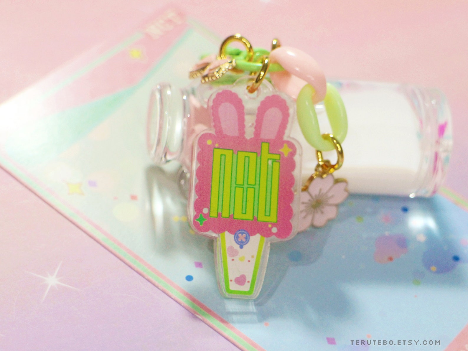 NCT Key Ring Bunny Photocard Album Keychain keychain Only - Etsy