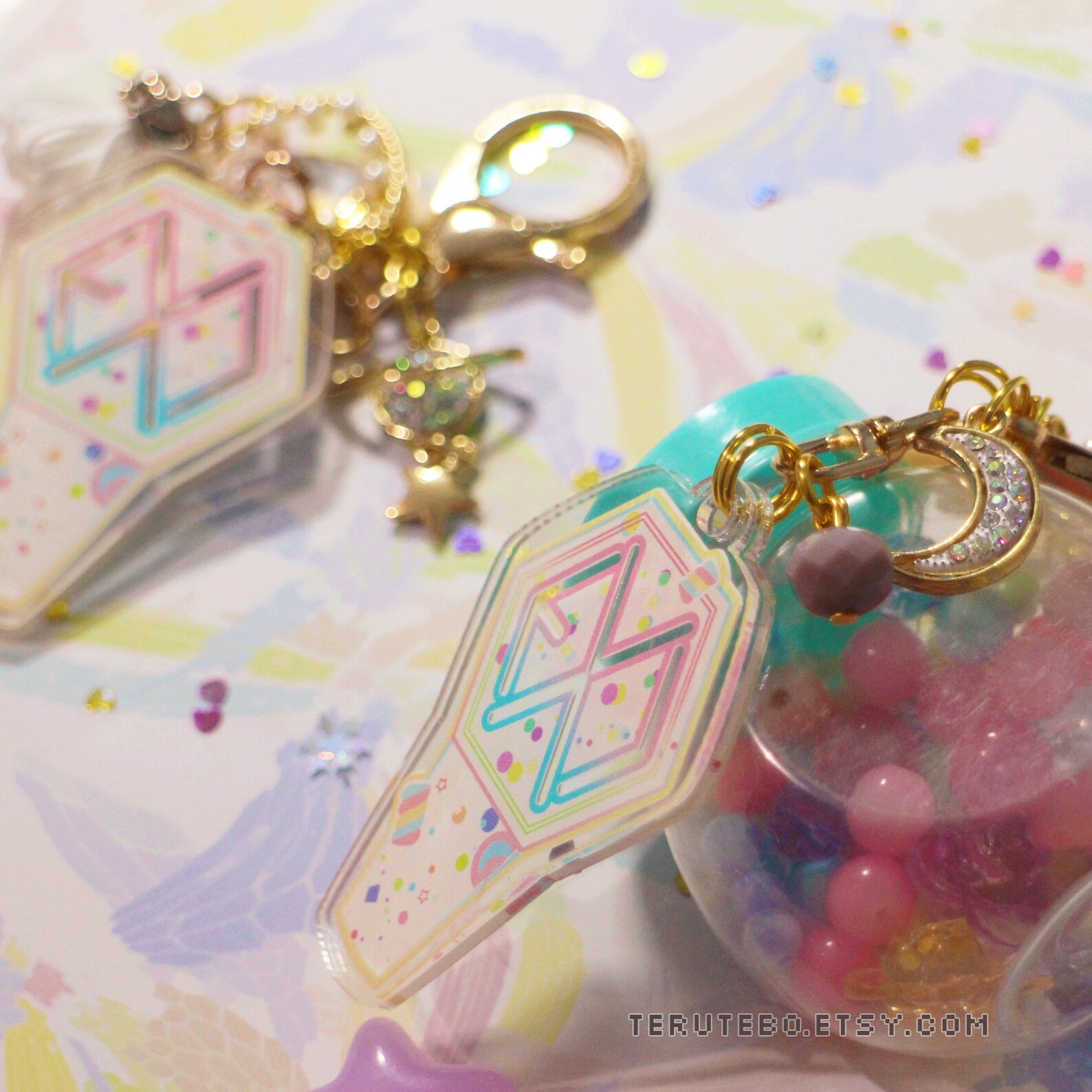 EXO Lightstick / Exo Keychain - Etsy