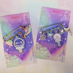 Aespa Pins - Supernova Themed Brooch - Winter | Karina | Giselle ...