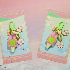 NCT Key Ring Bunny Photocard Album Keychain (keychain Only) - Etsy