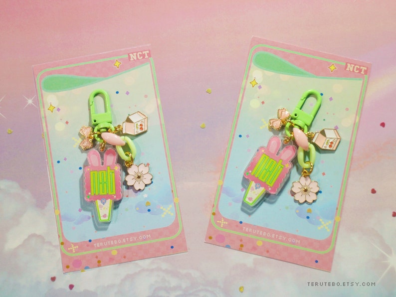 NCT Key Ring Bunny Photocard Album Keychain keychain Only - Etsy