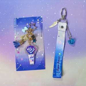 Super Junior Keychains Lightstick / Suju / Sj / Keychain Charm (blue ...