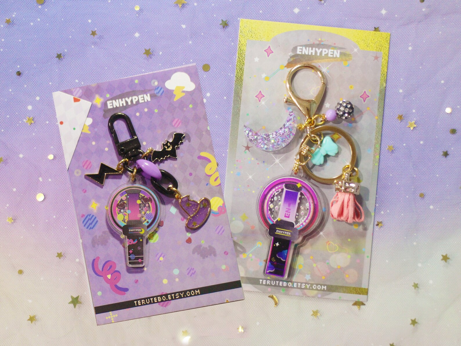 ENHYPEN KEYCHAIN / LIGHTSTICK Charm big - Etsy