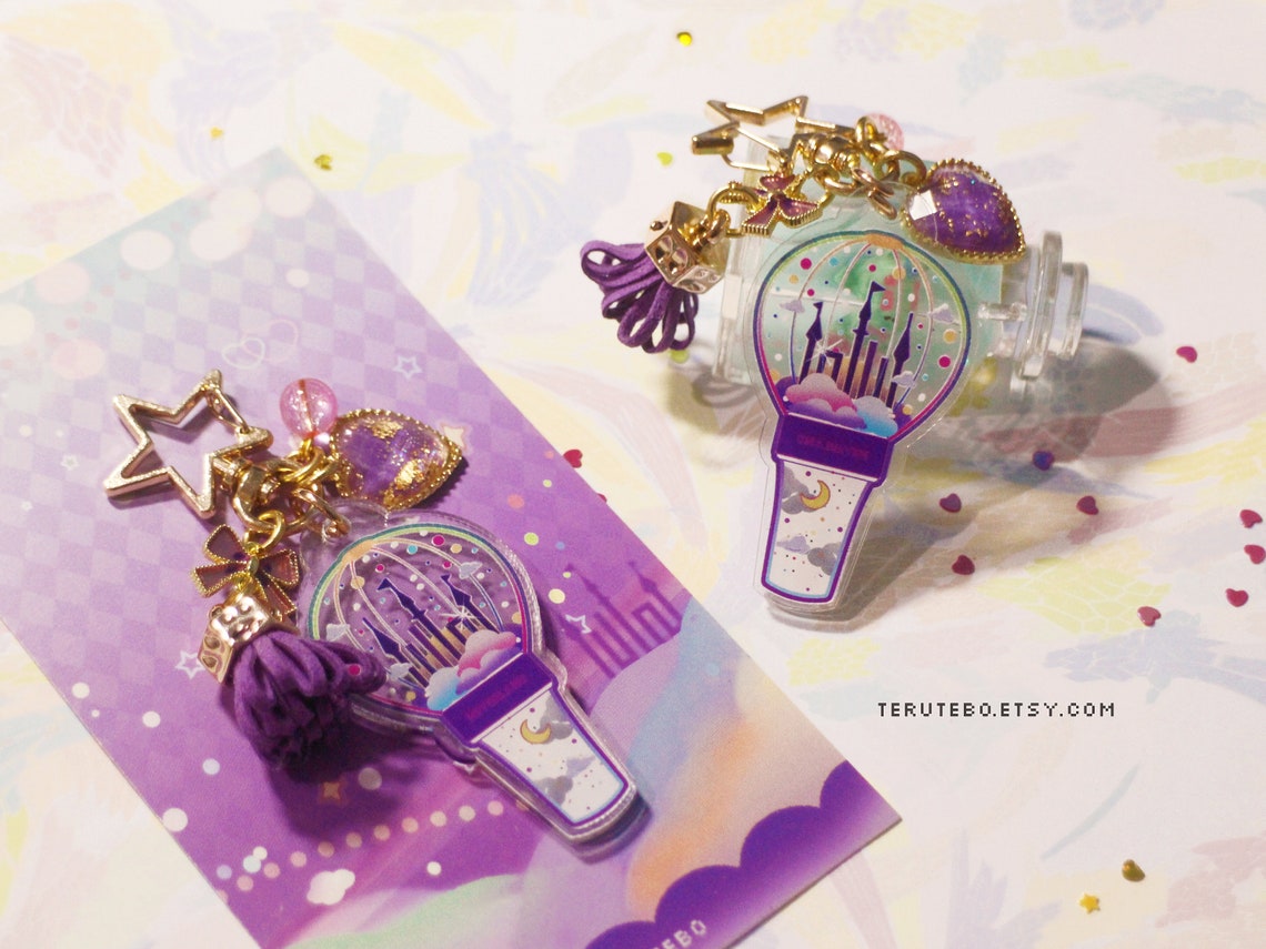 GIDLE lightstick keychain / GI-dle keychain acrylic | Etsy