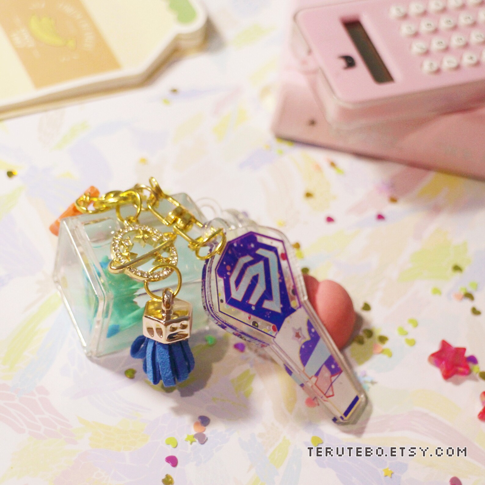 Super Junior Keychains Lightstick / Suju / Sj / Keychain Charm - Etsy