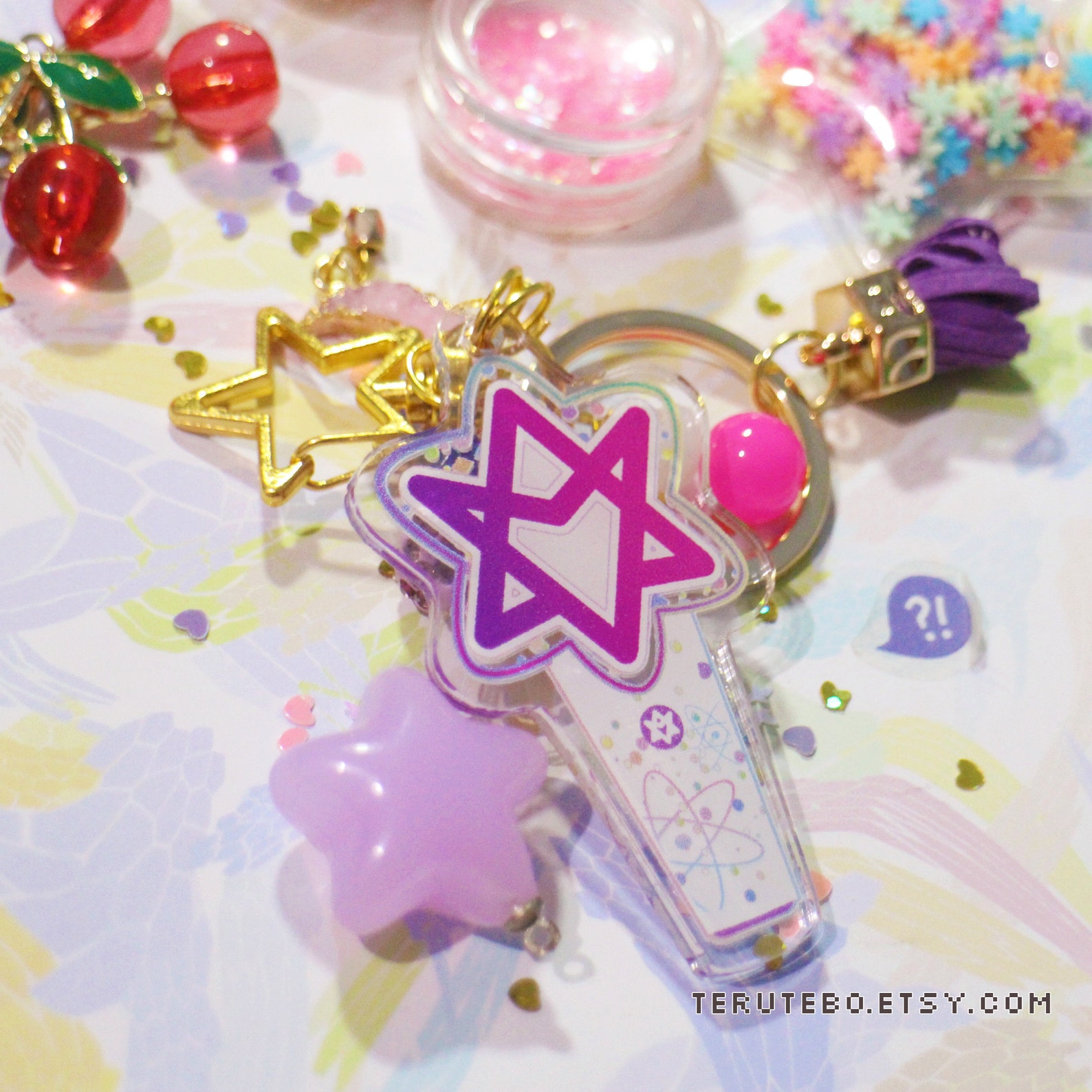 ASTRO lightstick / astro keychain / key ring / astro charm / | Etsy