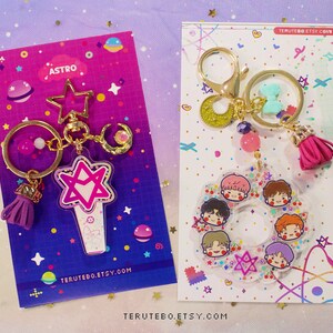 ASTRO Keychain / Key Ring / Astro Charm / Kpop Key Chain / Astro Kpop ...