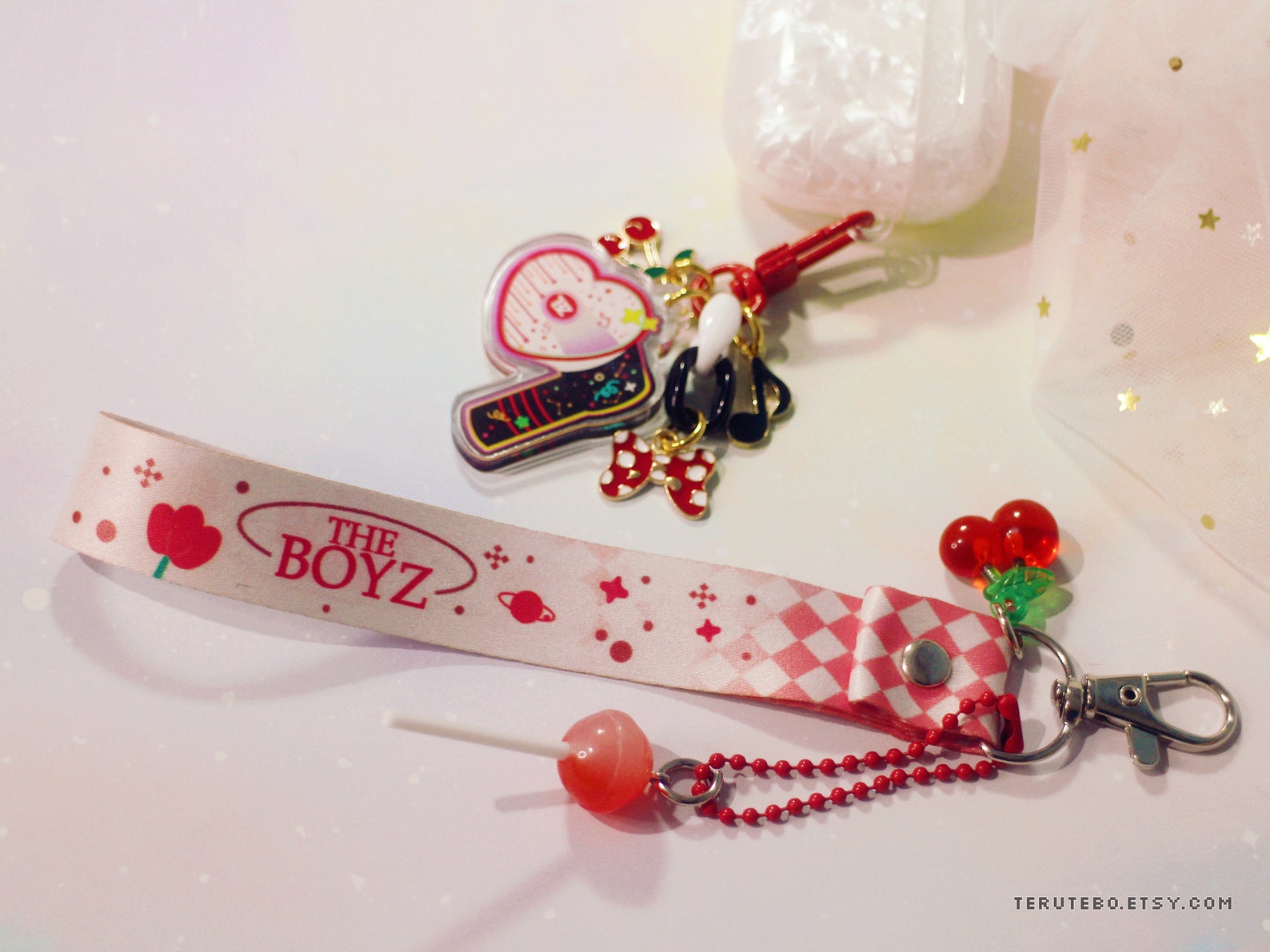 THE BOYZ Lanyard / Tbz Keychain Lanyard Key Ring lollipop | Etsy