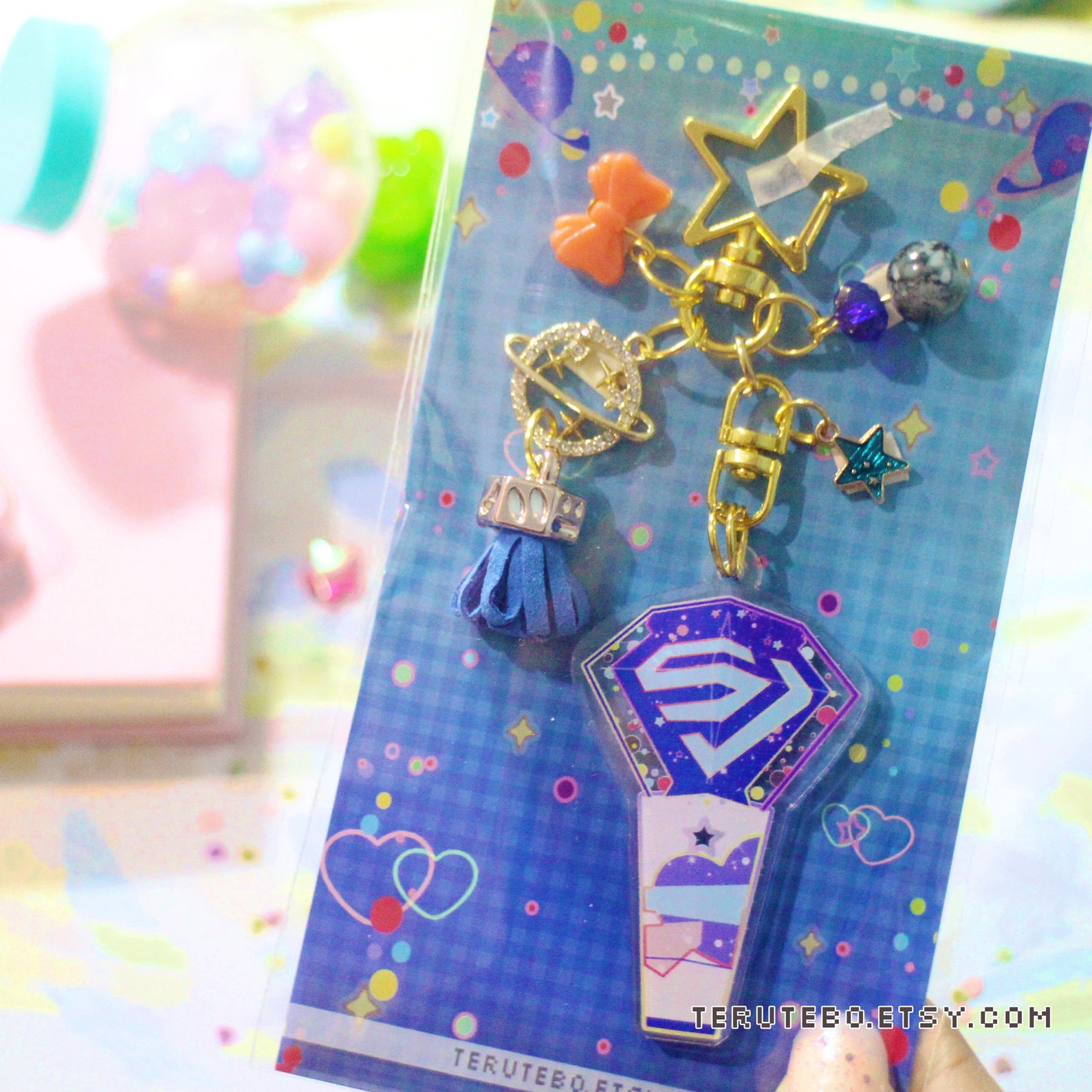 Super Junior Keychains Lightstick / Suju / Sj / Keychain Charm - Etsy