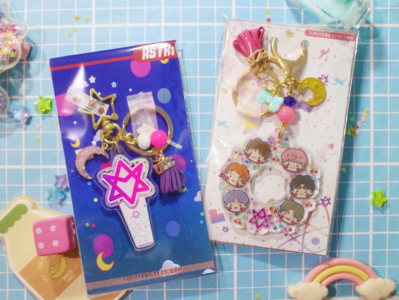 ASTRO Keychain / Key Ring / Astro Charm / Kpop Key Chain / | Etsy