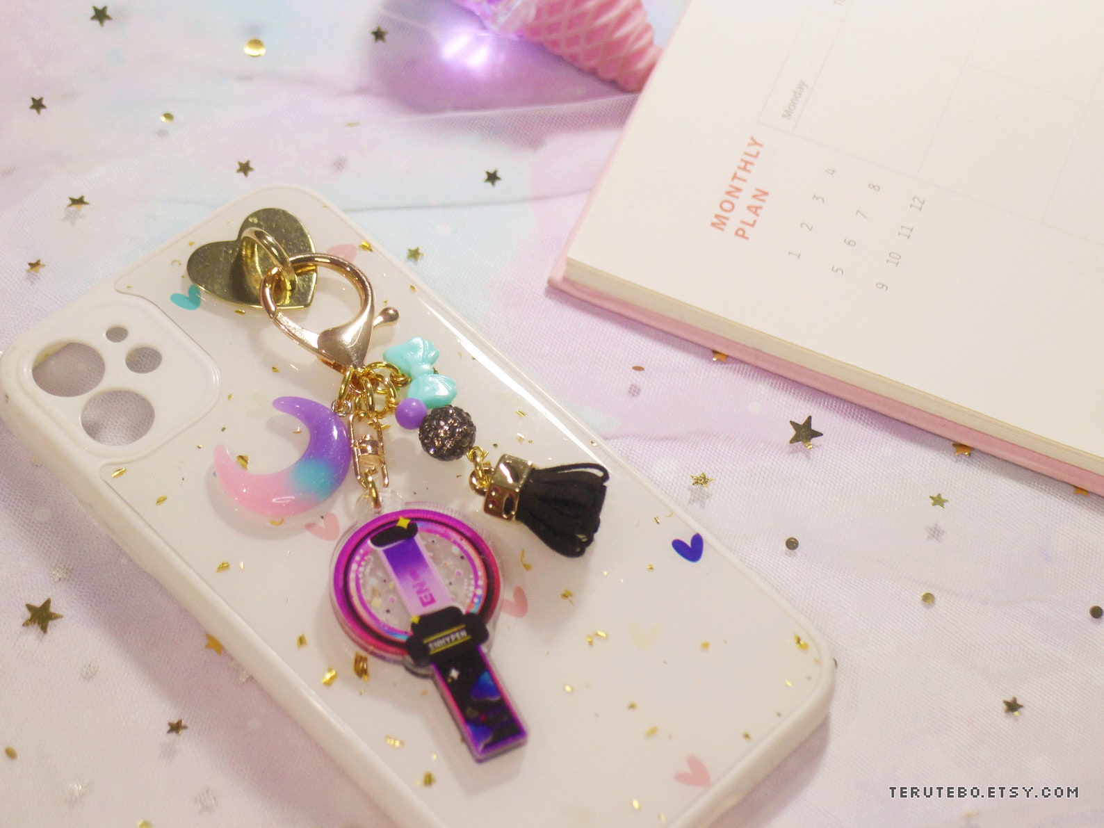ENHYPEN KEYCHAIN / LIGHTSTICK Charm big - Etsy