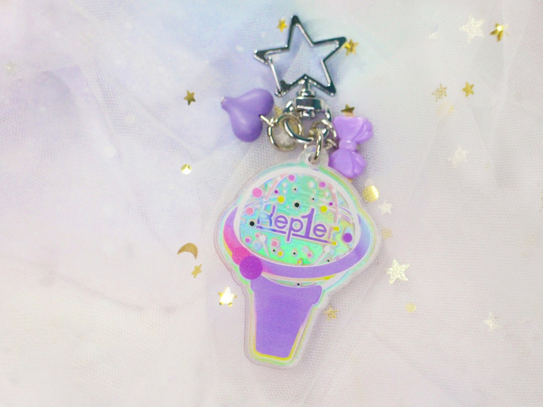 Kep1er Keychains / Kep1er Lightstick Charm Kepler Keyring Kpop - Etsy