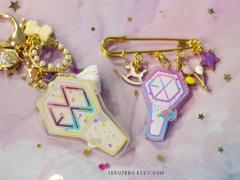 EXO Lightstick / Exo Keychain - Etsy