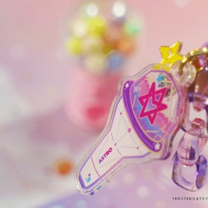 ASTRO Kpop Keychain / Astro Keychain Lightstick Acrylic Group for Phone ...