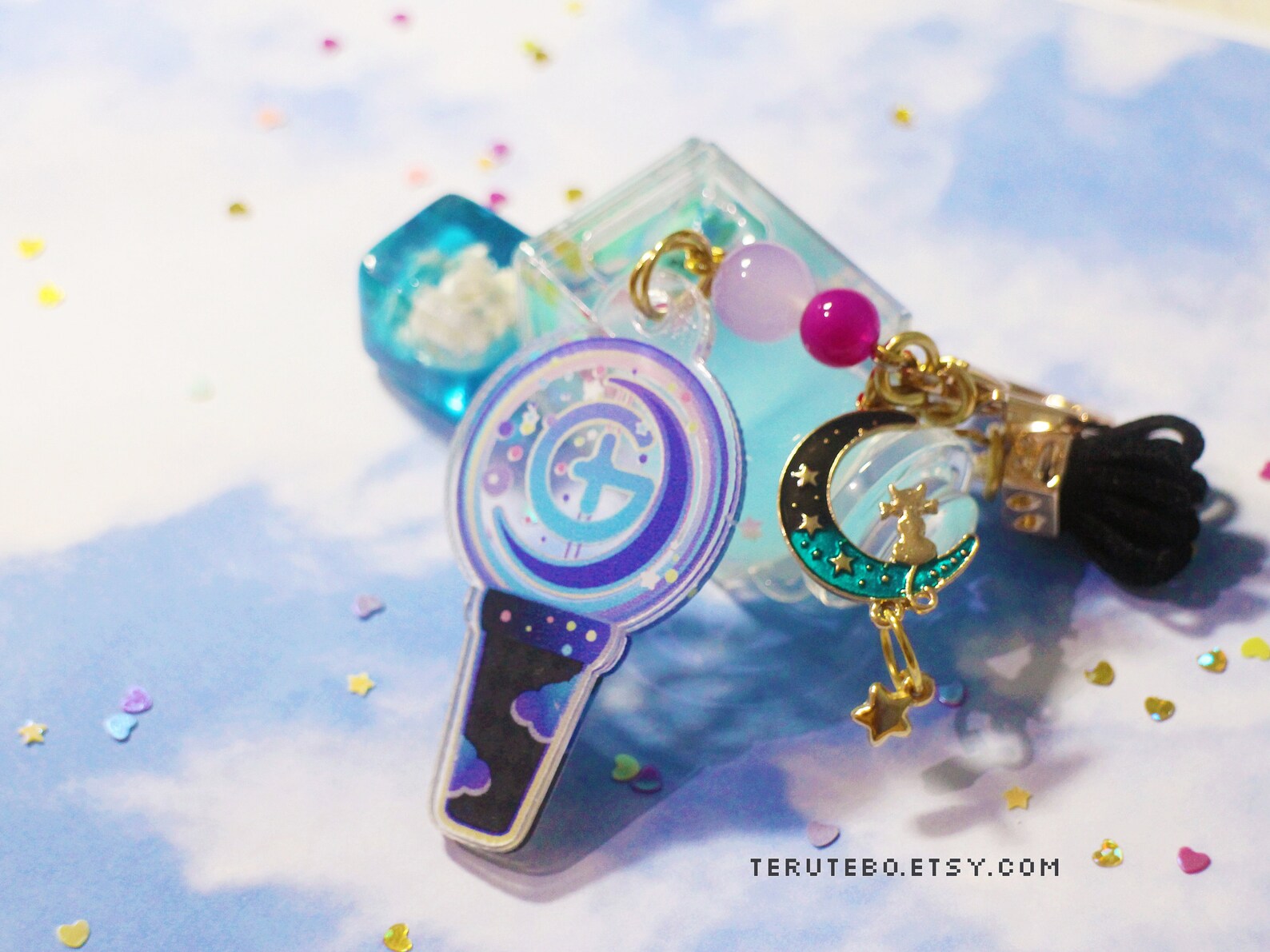 Gfriend Lightstick / G-friend Keychain | Etsy