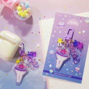 ASTRO Kpop Keychain / Astro Keychain Lightstick Acrylic Group for Phone ...